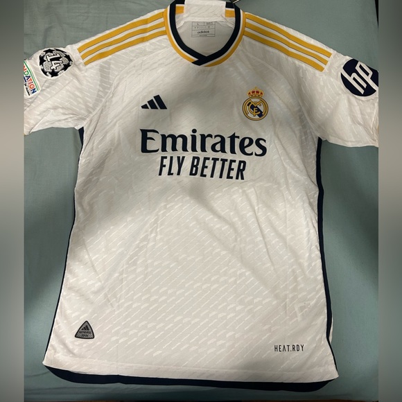adidas | Shirts | Real Madrid Home Kit 2324 5 Bellingham Champions ...